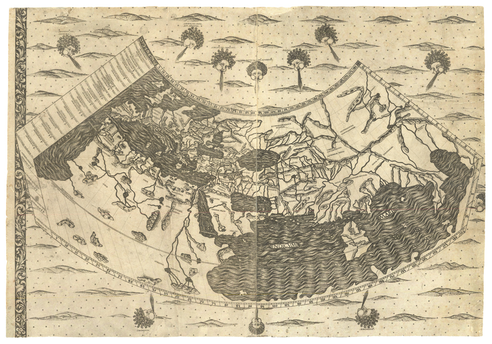 SOLD -- Untitled Map of the World | La Jolla Map Museum